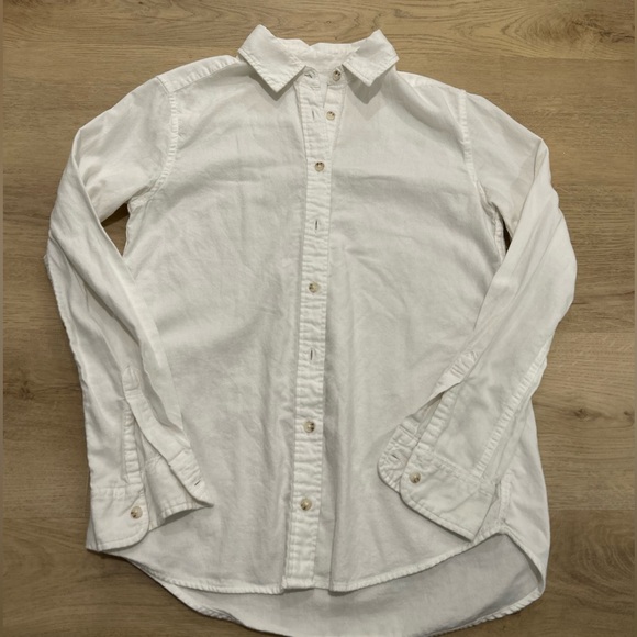 Lative | Shirts & Tops | Off White Button Down Shirt | Poshmark